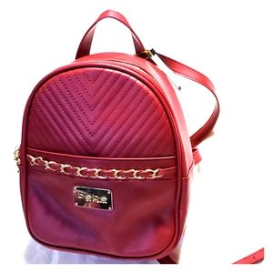 bebe | Bags | Bebe Mini Backpack Red New | Poshmark